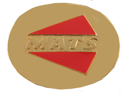 MATS Airlines Pilot Hat Badge