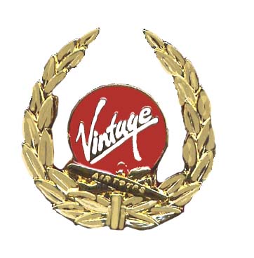Vintage Airlines Pilot Hat Badge